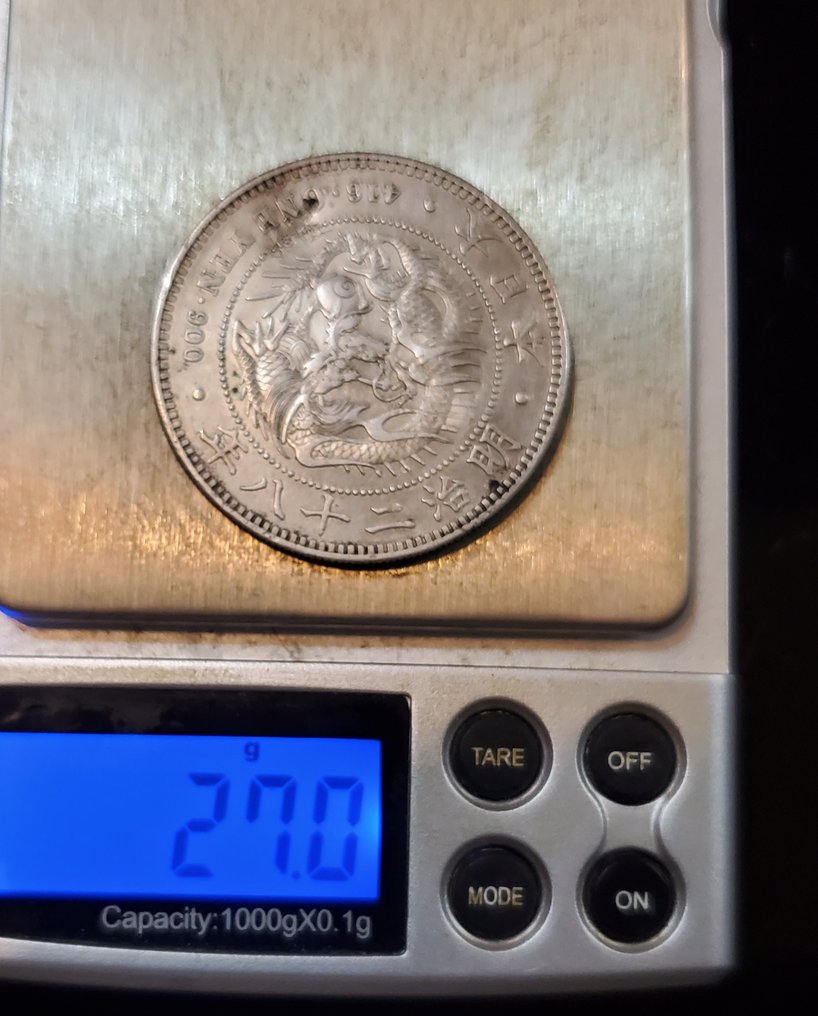 Japan. Meiji. 1 Yen year 28 (1895) (No Reserve Price) - auction online Catawiki