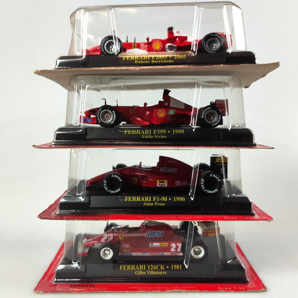 Altaya 1:43 - Coche a escala (4) - Altaya - Ferrari F1 Collection "The ...
