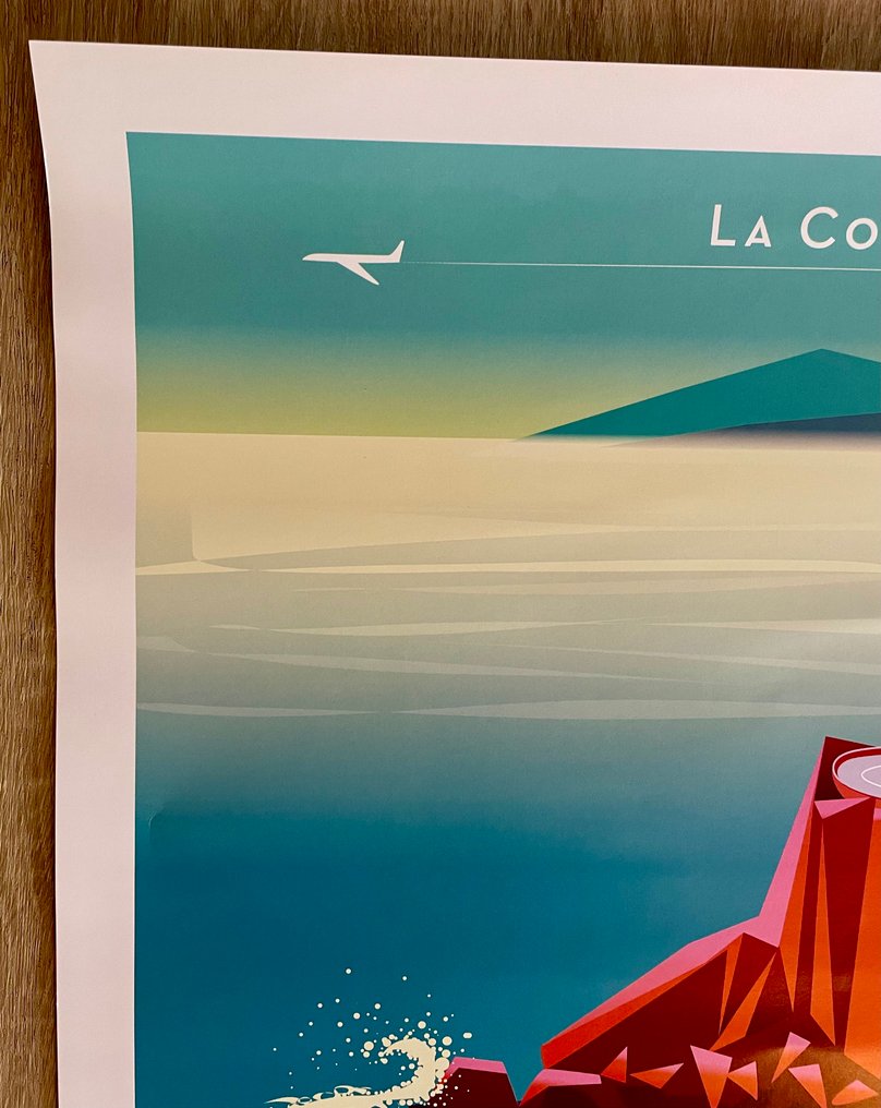 Monsieur Z - Affiche de Tourisme "Saint-Raphaël La Corniche d'Or" - 2016 - auction online Catawiki