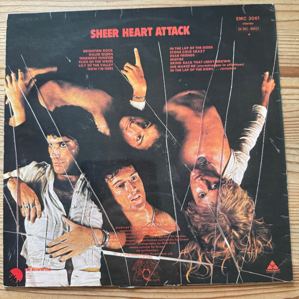 Queen - Sheer Heart Attack [FIRST UK pressing] - LP - 1st Pressing, 1st Stereo pressing - 1974 ...