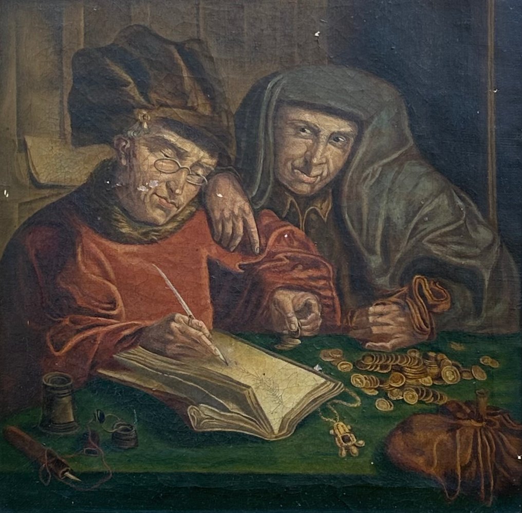 Quentin Massys (1466-1530), Follower of - The Tax Collectors - Catawiki