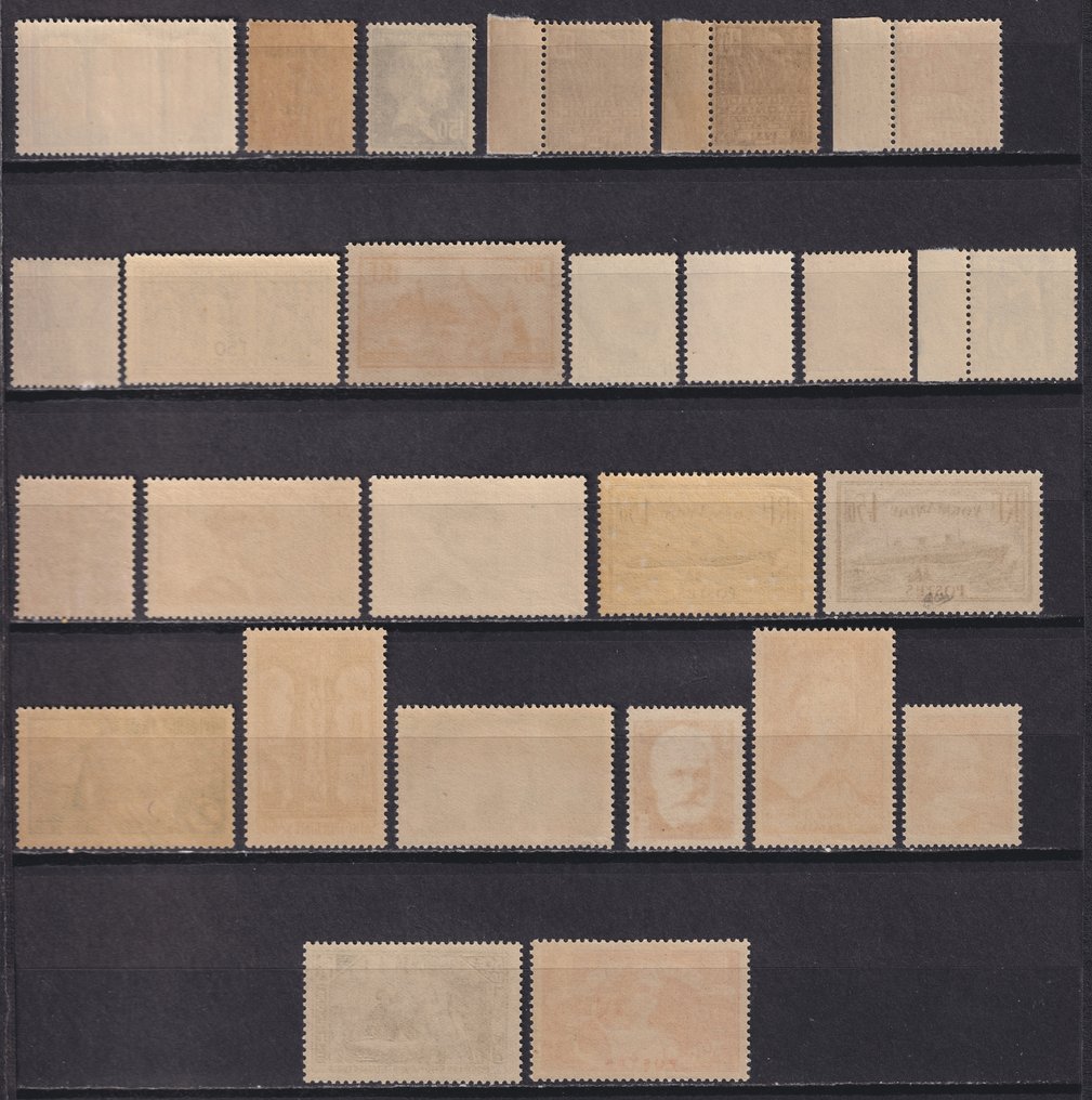 France 1930/1935 - Lot of semi-moderns between no. 263 and no. 297 ...