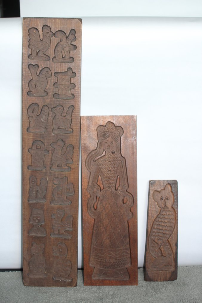 Shelf (3) - (70 cm) large - Wood - Speculaas planks - auction online ... Shelf (3) - (70 cm) large - Wood - Speculaas planks - auction online ...