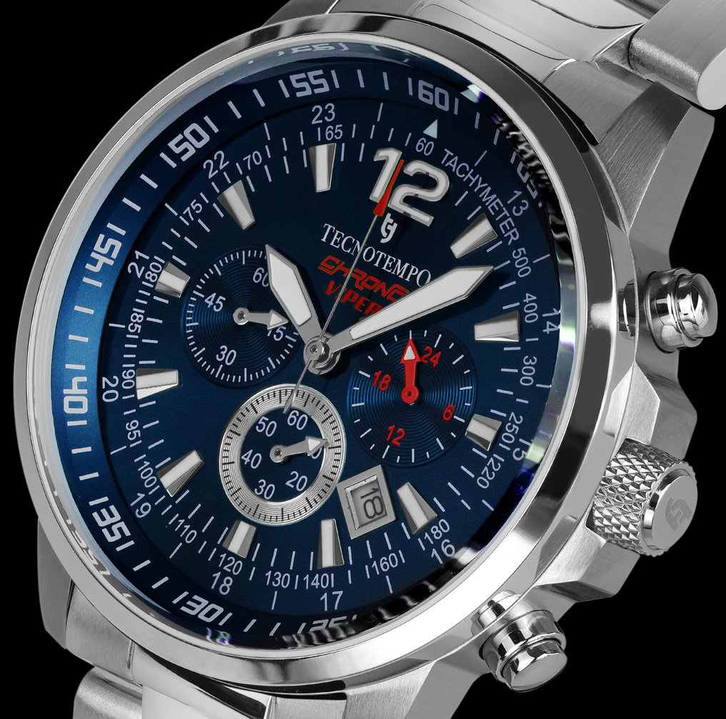 Tecnotempo - Chronograph 100M - "Chrono Viper" Limited Edition - - No Reserve Price - TT.100A ...