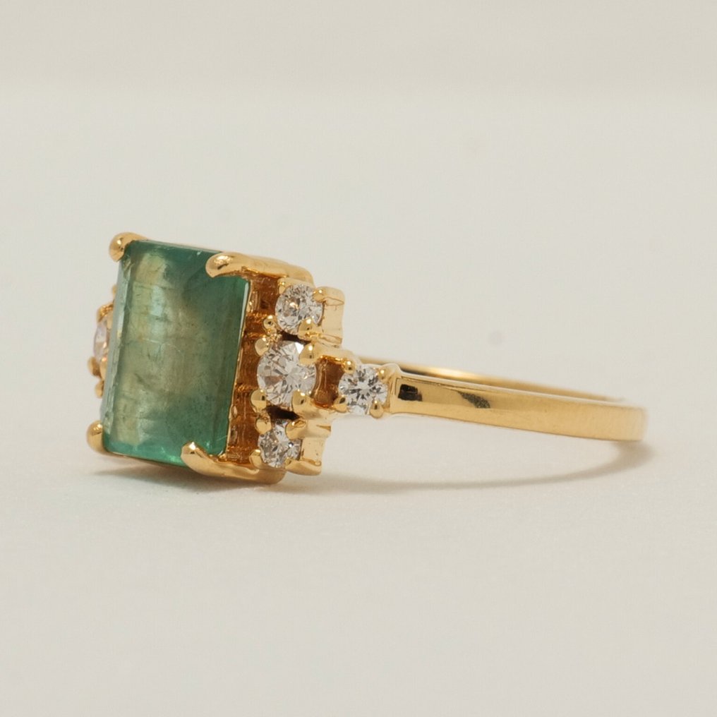 Fără preț de rezervă - Inel statement - 14 ct. Aur galben - 1.86ct. tw ...