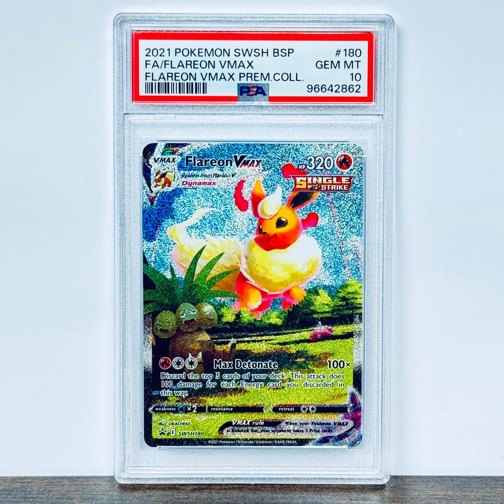 Pokémon Graded card - Flareon VMAX - Flareon Vmax Premium Collection # ...