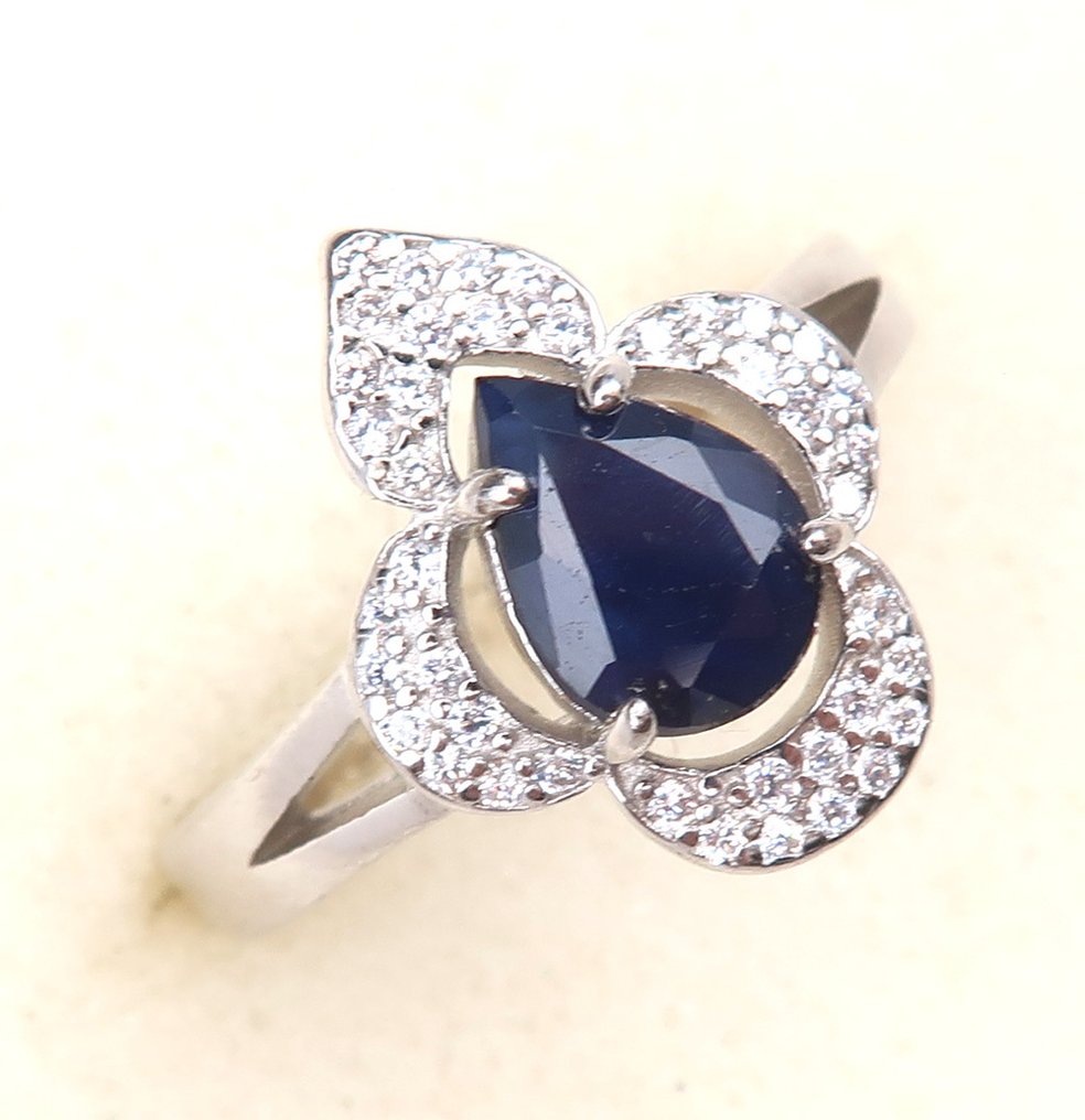 Silver, Sapphire - 925 Silver Faith Ring - Wisdom, Truth and Spiritual ...