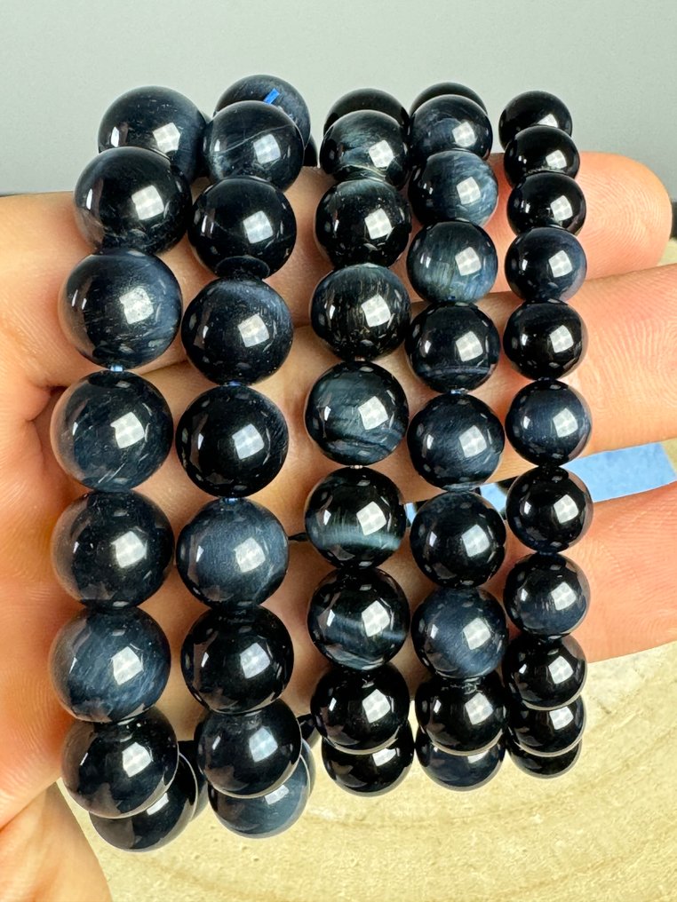 Blauwe tijgerogen armband- 140 g - (5) - online veiling Catawiki