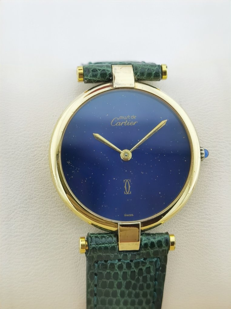 Cartier - Must de Cartier Vendôme 'Lapis Dial' - Ref. 17 - Mujer - 1990-1999 - Catawiki