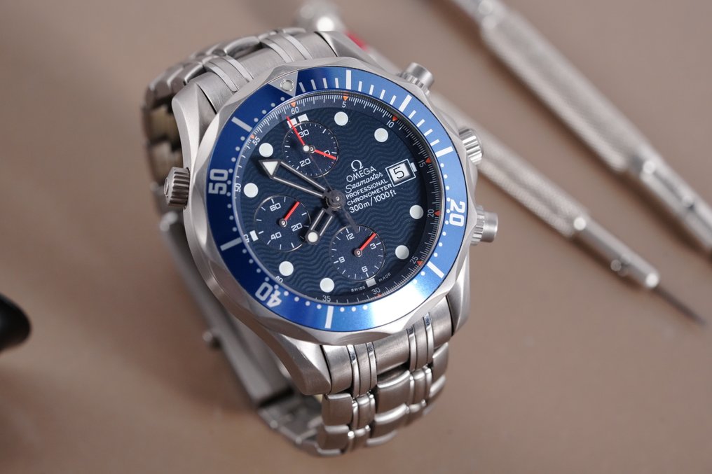 Omega - Omega Seamaster Diver 300m Professional Chronometer Titanium ...