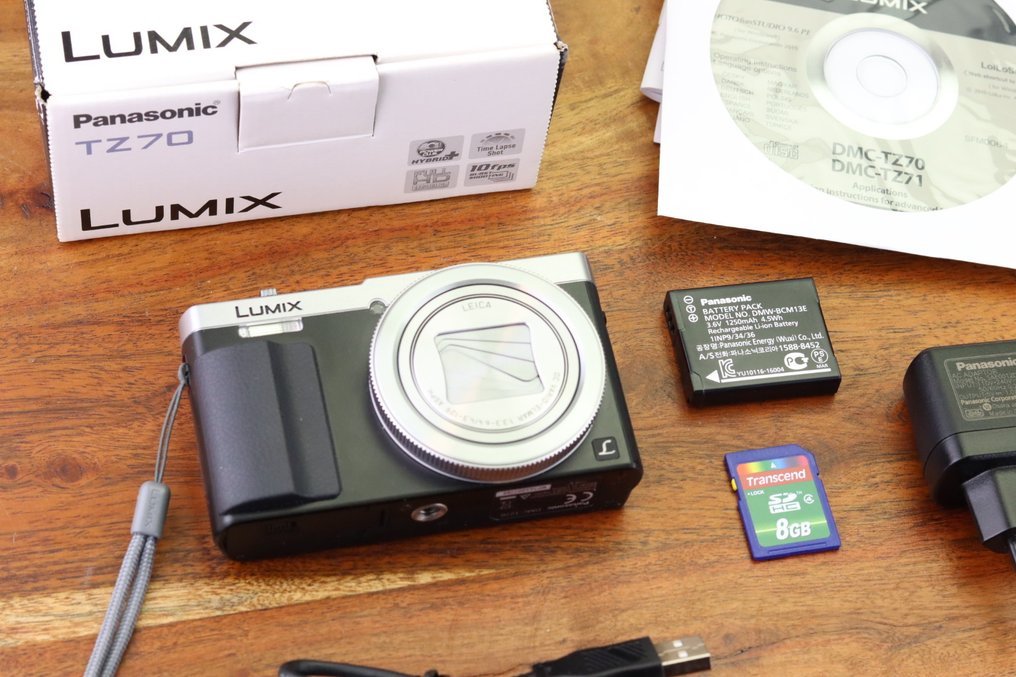 Panasonic Lumix DMC-TZ70, Leica lens, 30x zoom Digital compact camera ...