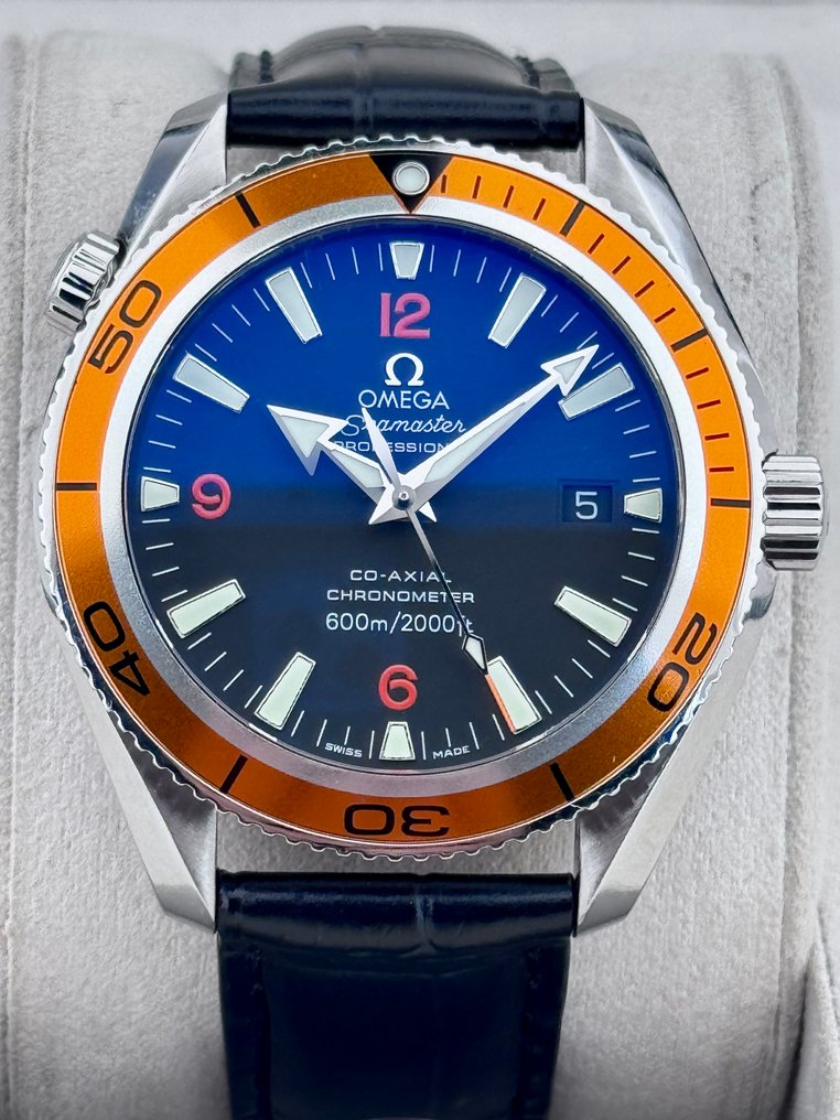Omega - Seamaster Planet Ocean Automatic Orange - No Reserve Price - 168.1653 - Men - 2010-2020 ...