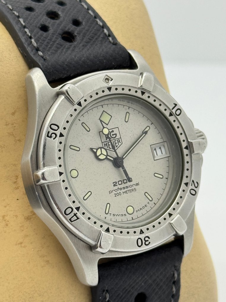 TAG Heuer - 2000 Professional 200 Meters - No Reserve Price - 962.213 - Unisex - 1980-1989 ...