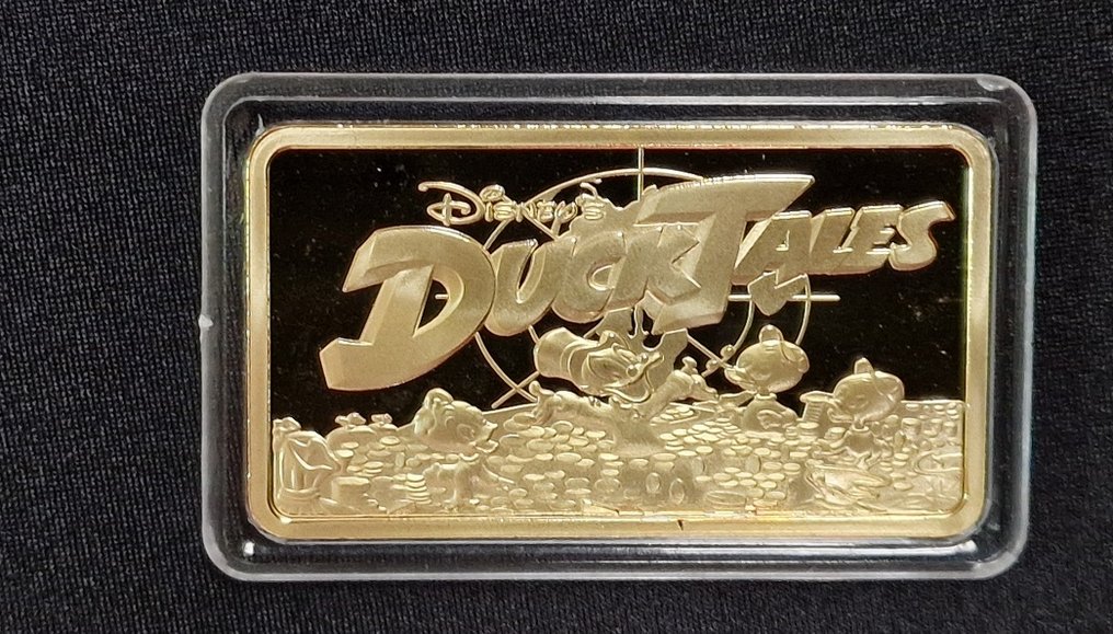 Uncle Scrooge - 1 Coin - Walt Disney Ducktales Gold Plated Bar ...