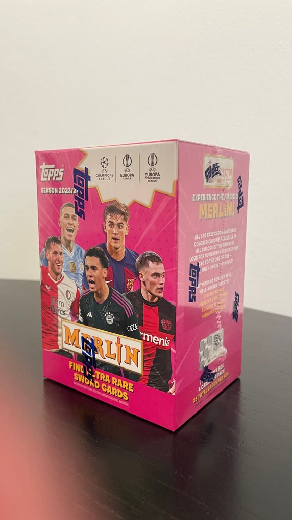 2023/24 Topps Merlin - 1 Sealed box - Near Mint (NM) - auction online ...