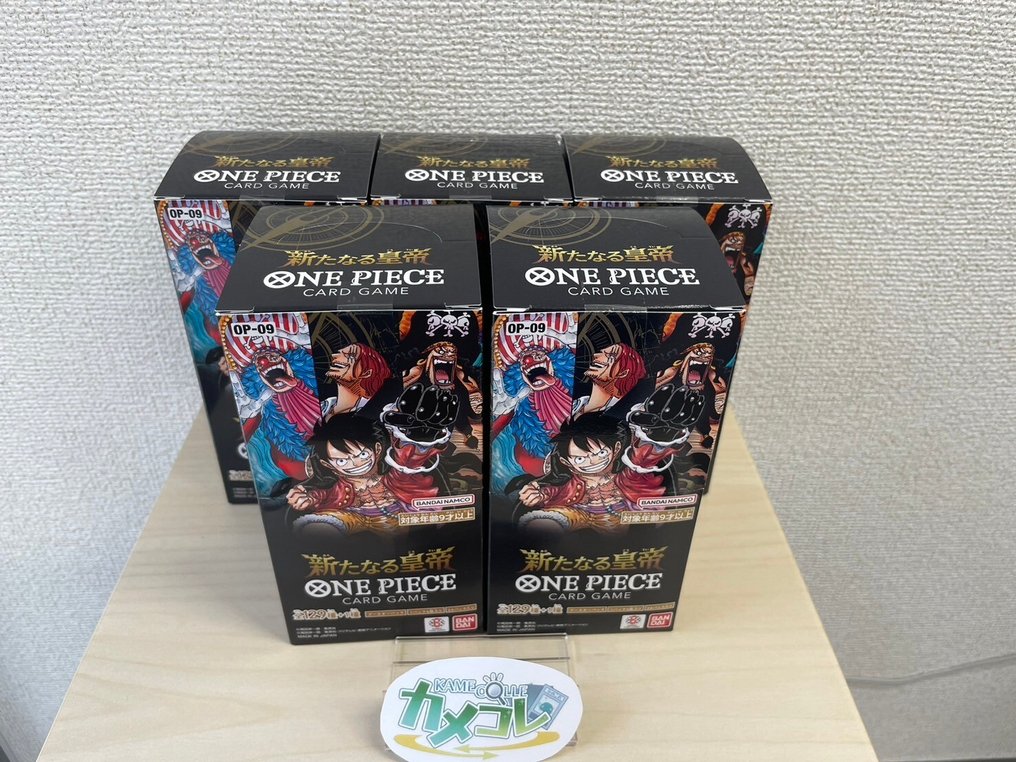 Bandai - 5 Booster box - One Piece - One Piece Card Game The Four ...