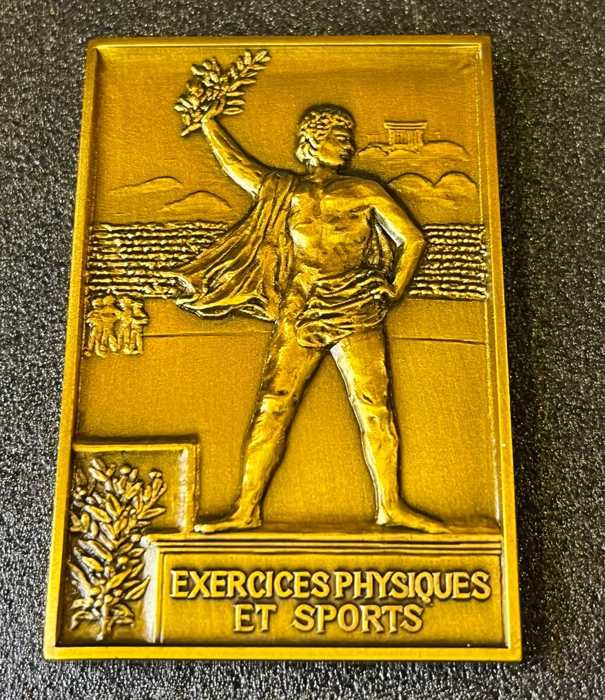 Paris - Olympic medal - 1900 bronze medal - 1900 - Médaille olympique ...