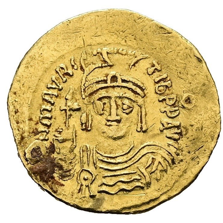 Byzantine Empire. Maurice Tiberius (AD 582-602). Solidus - auction online Catawiki