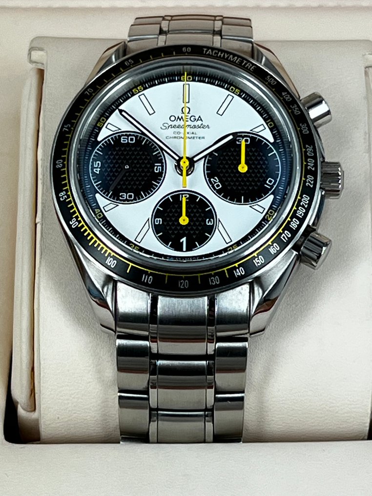 Omega - Omega Speedmaster Racing Co-Axial Panda - 326.30.40.50.04.001 ...