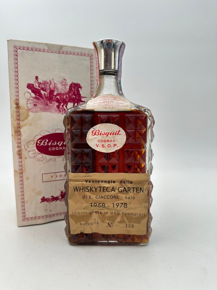 Bisquit - VSOP Ventennale della Whiskyteca Garten di E. Giaccone Salò 1958 - 1978 - b. 1978 ...