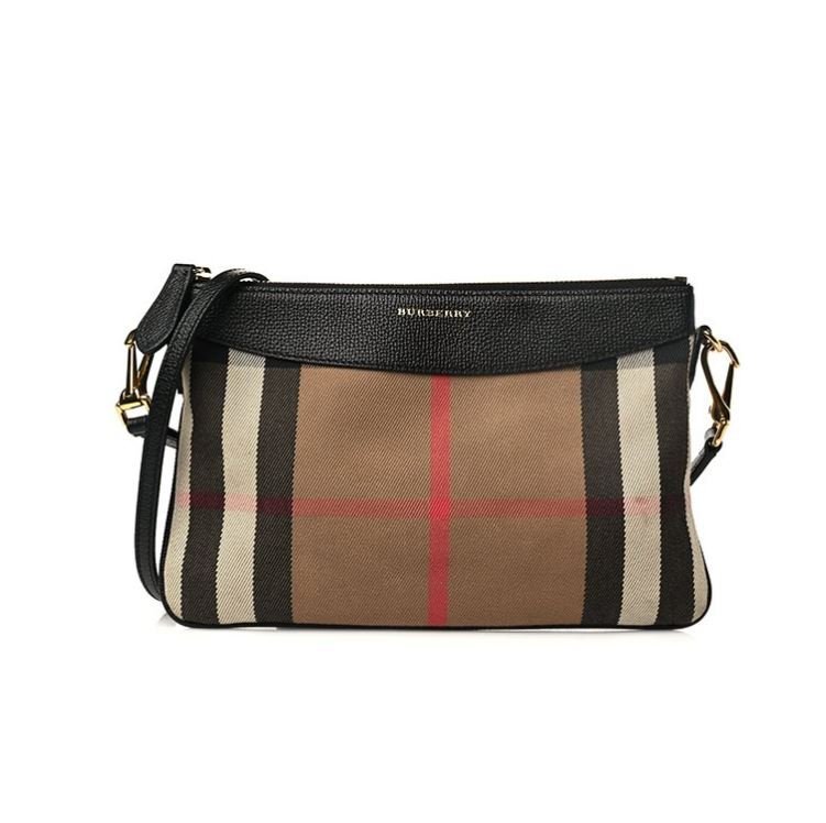 Burberry - House Check Derby Peyton - Crossbody bag - auction online Catawiki