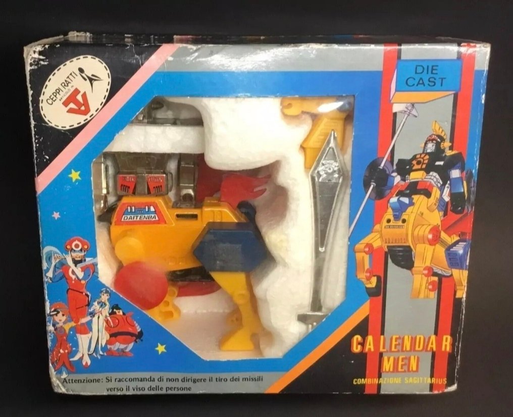 Ceppi Ratti / Takatoku - Toy robot Calendar Men Yattodetaman - 1980 ...