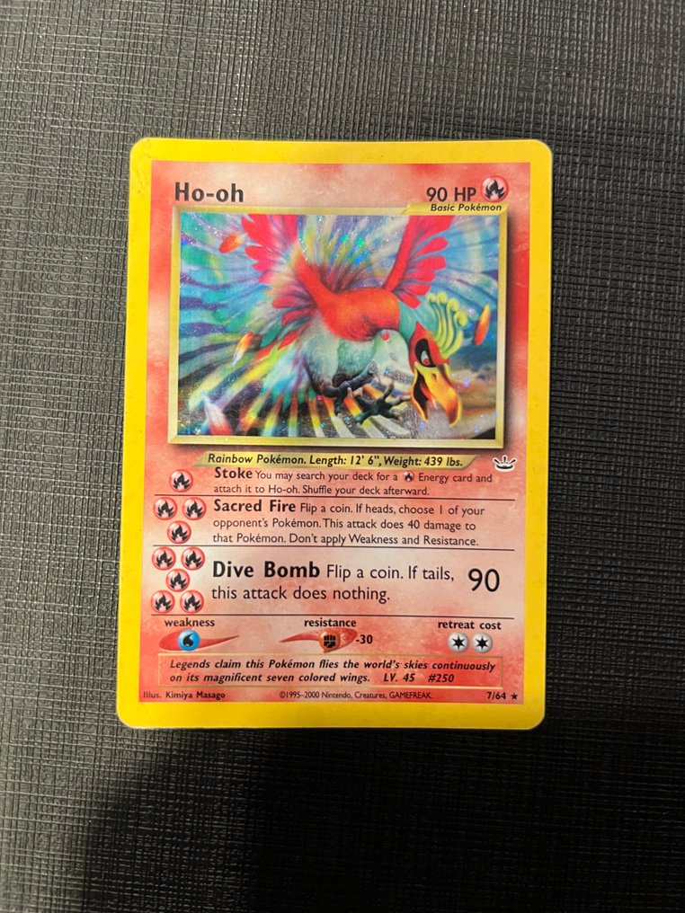 Pokémon - 1 Card - Ho-oh - auction online Catawiki