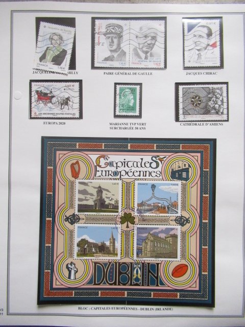 France 2020 - Rare cancelled, full year stamps, blocks and booklets - auction online Catawiki