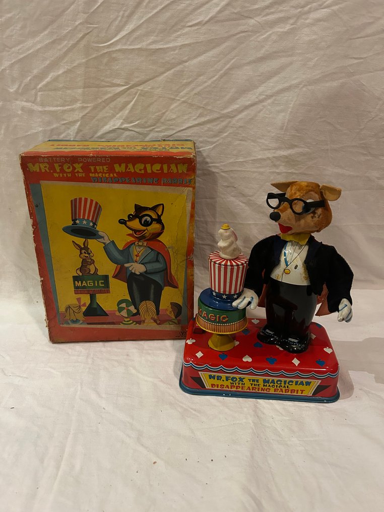 Yonezawa - Tin toy - Mr.Fox the Magician With The Magical Disappearing ...