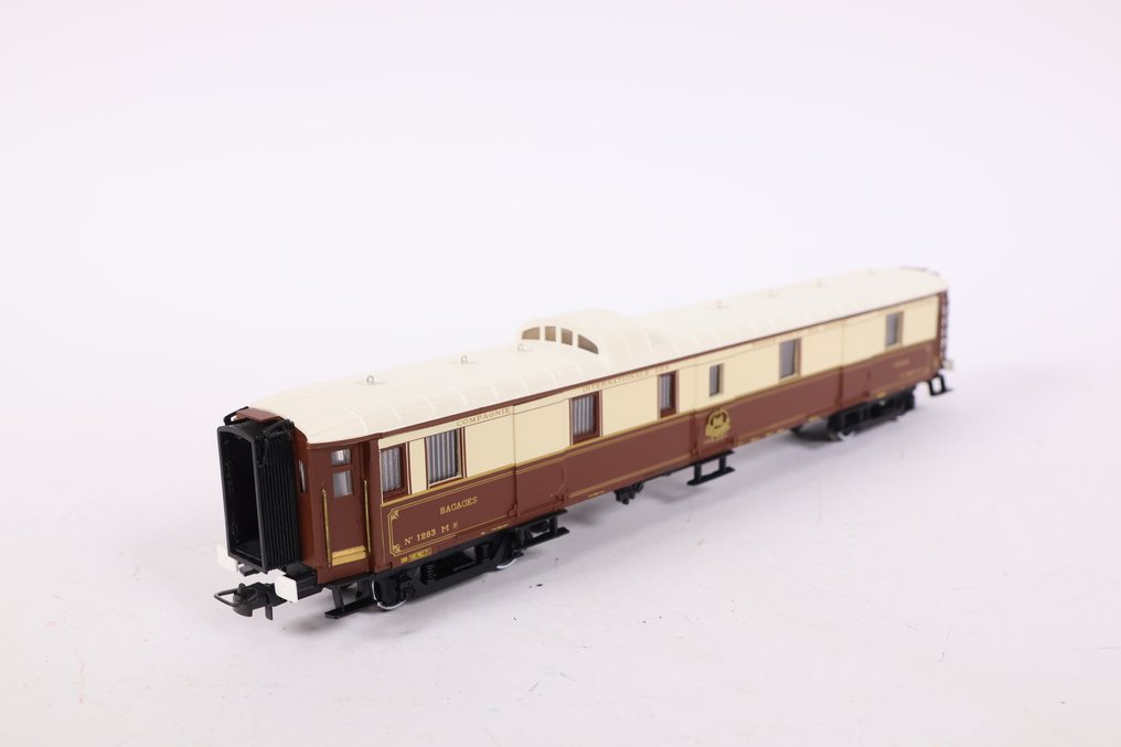 Rivarossi H0 - 2495 - Model train passenger carriage (1) - Baggage car 'Intraflug - 1283 M ...