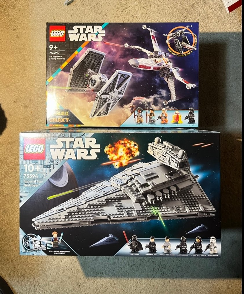 LEGO - Star Wars - 75394-75393 - Imperial Star Destroyer - Tie Fighter ...