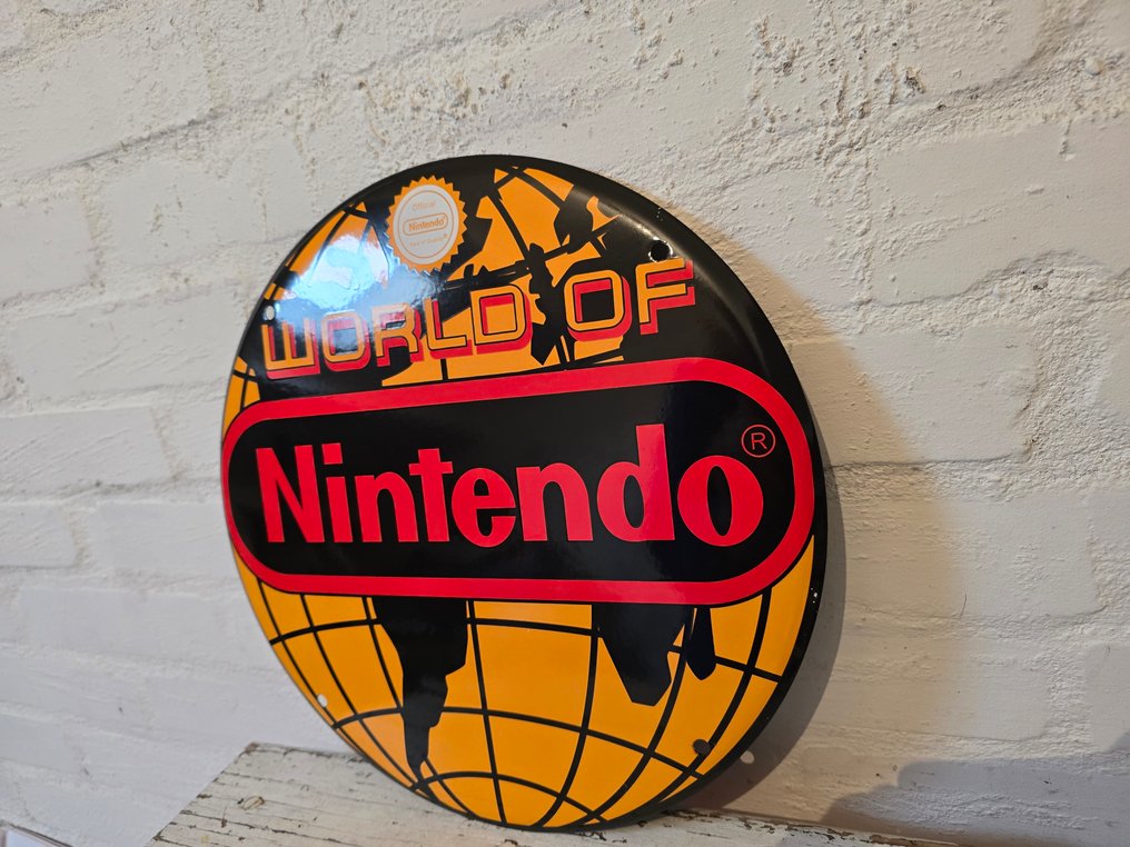 Nintendo games - Nintendo world - Sign - Advertising board/Doorpost ...