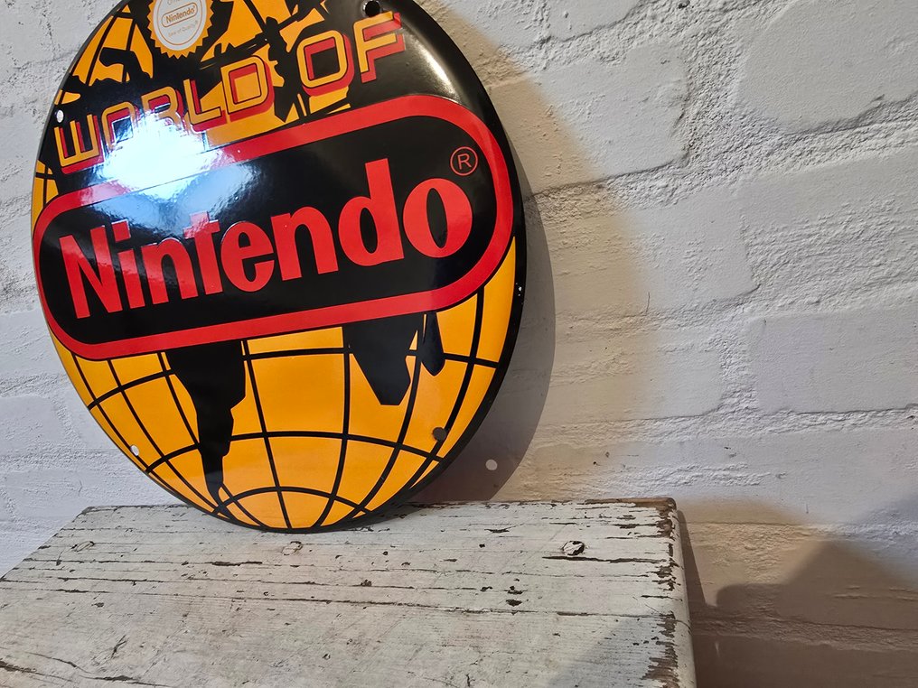 Nintendo games - Nintendo world - Sign - Advertising board/Doorpost ...