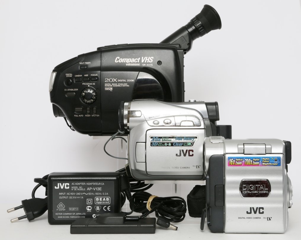 JVC VHS-C / Mini DV Telecamera S-VHS-C - Catawiki