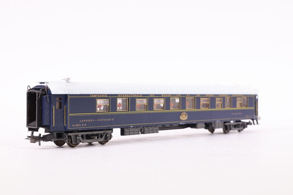 Rivarossi H0 - Wagon de passagers pour trains miniatures (1) - Voiture-restaurant 2871 Wagon ...
