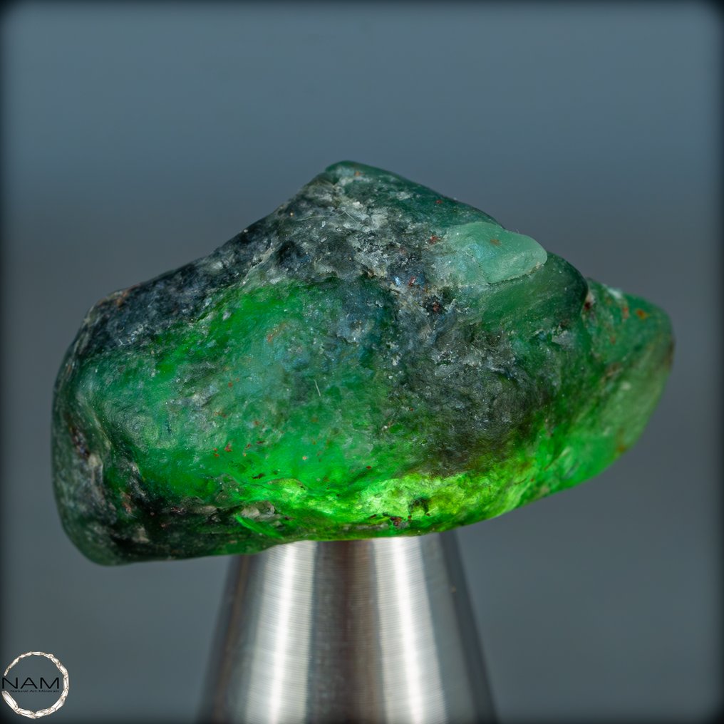 Émeraude verte colombienne naturelle, non transformée Pierres ...