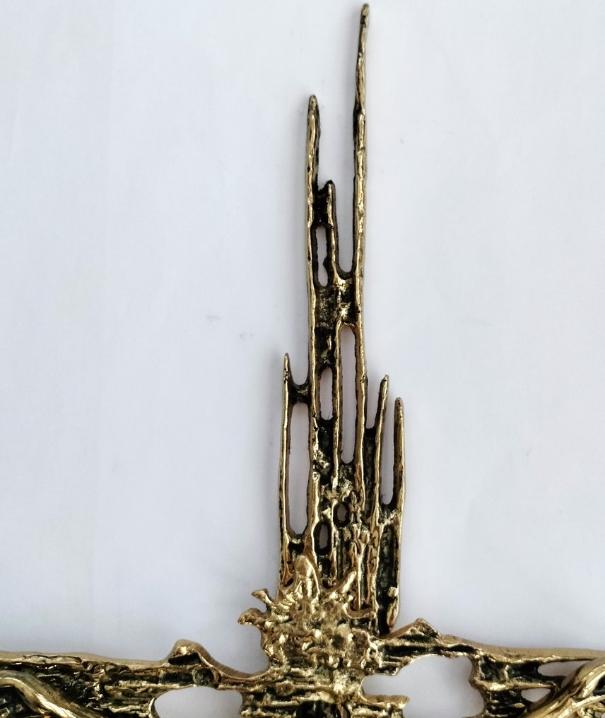 Sculpture, Cristo de San Juan - 60 cm - Bronze doré coulé - 1970 - Catawiki