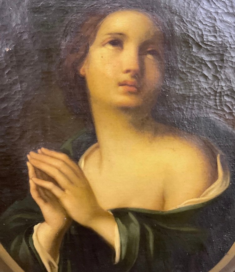 Escuela italiana (XVIII-XIX) - Magdalena en éxtasis - online veiling Catawiki