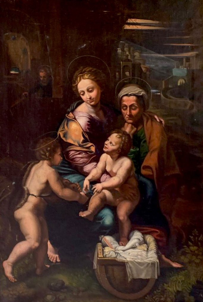 European school (XVIII), After Raphael - Sagrada Familia - auction ...