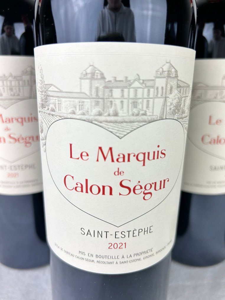 2021 Le Marquis de Calon-Ségur, 2nd wine of Château Calon-Ségur ...