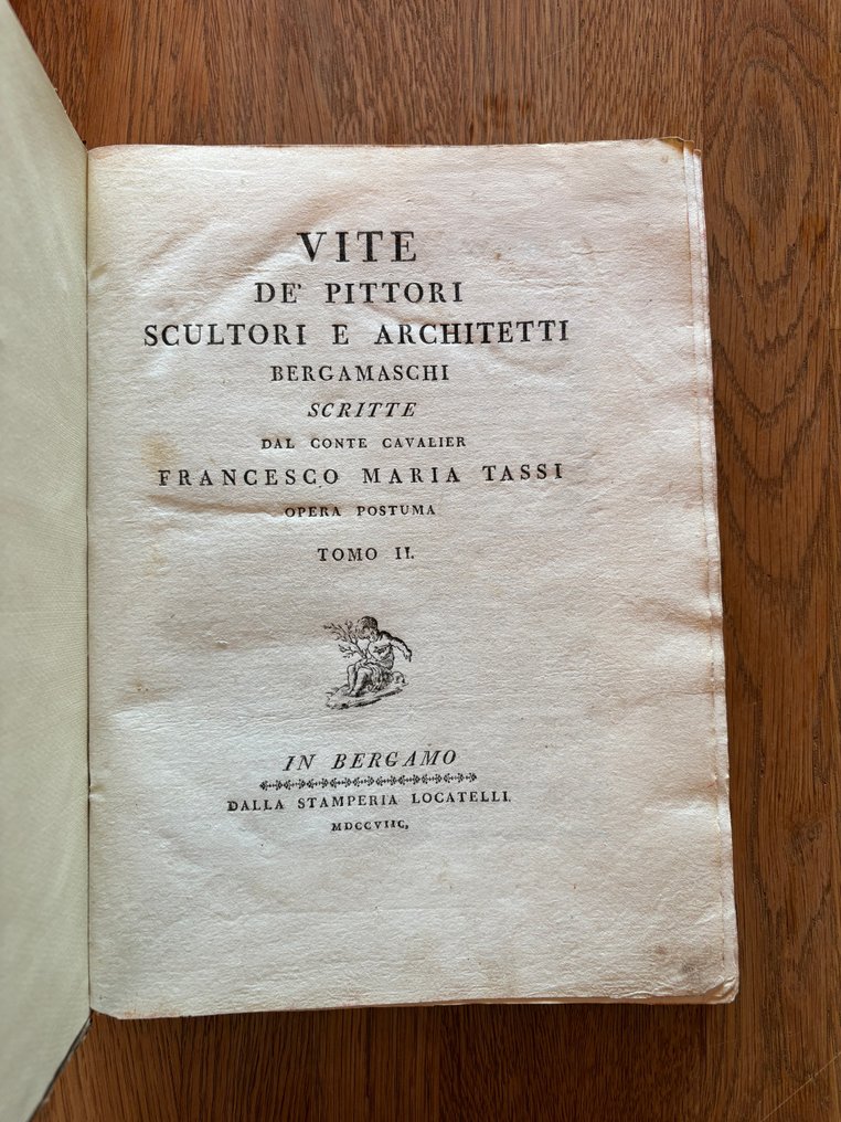 Francesco Maria Tassi - Vita de pittori, scultori e architetti ...