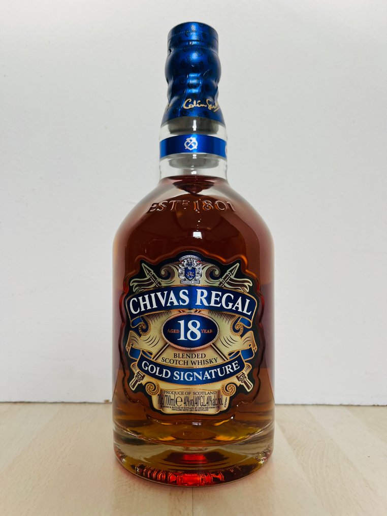 Chivas Regal 18 years old Gold Signature - 70cl - 3 bouteilles - Catawiki