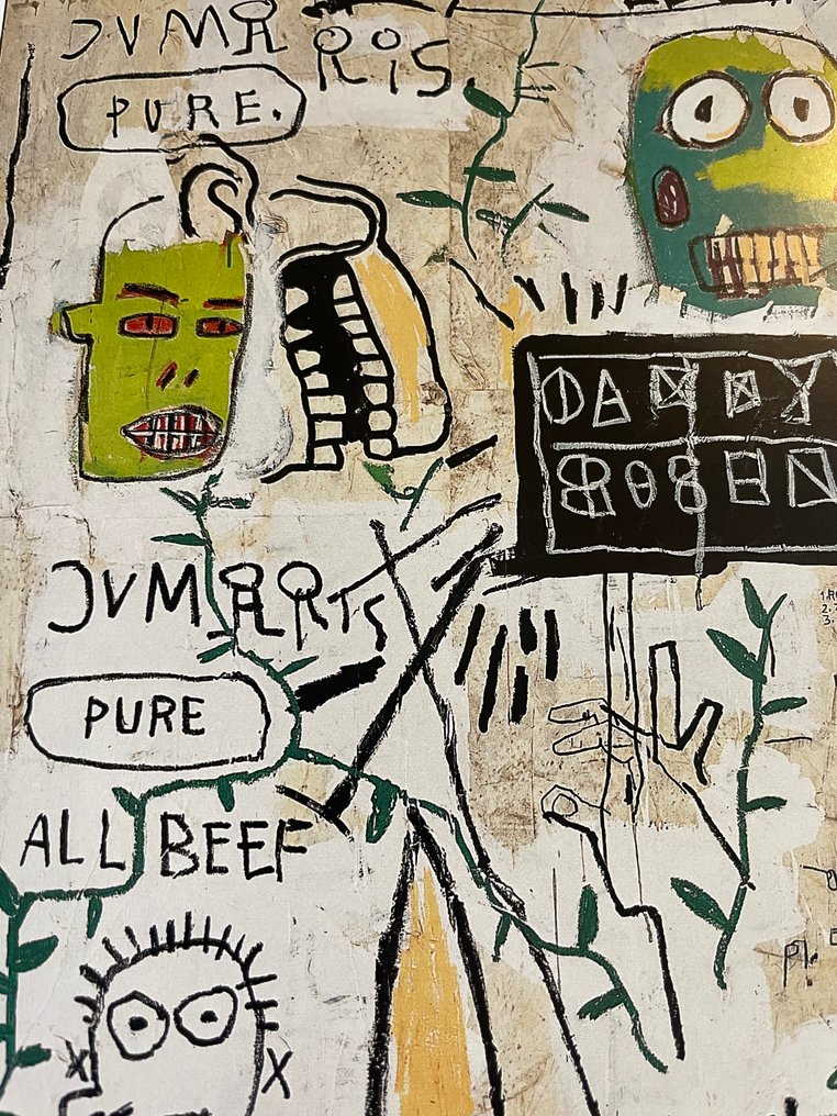 Jean-Michel Basquiat - after, (1960-1988), Danny Rosen,1983. copyright Estate of Jean- Michel ...