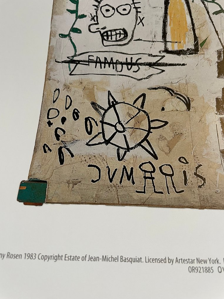 Jean-Michel Basquiat - after, (1960-1988), Danny Rosen,1983. copyright Estate of Jean- Michel ...