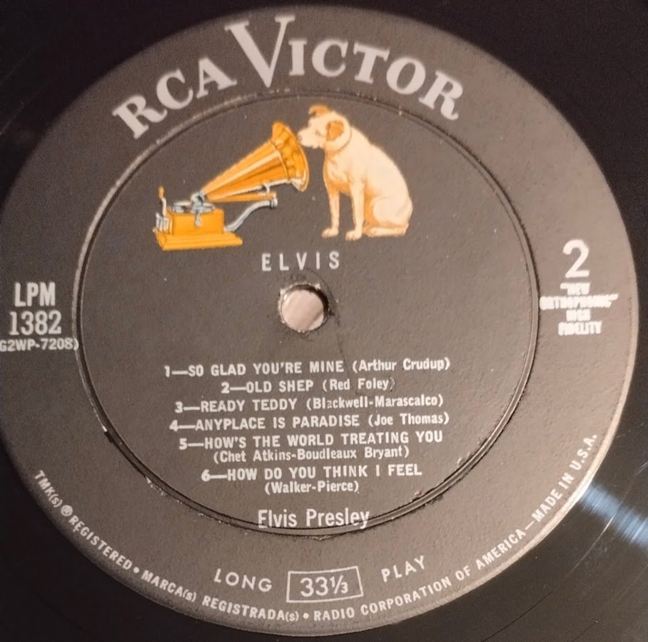 Elvis Presley - Elvis - RCA- LPM-1382 - LP - 1st Pressing - 1956 - auction online Catawiki