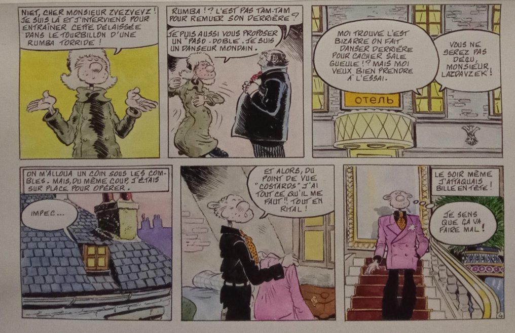 Dimitri - 1 Original colour page - Le Goulague - auction online Catawiki