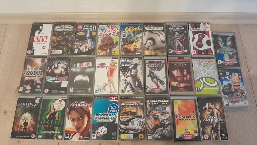 Sony - Playstation Portable (PSP) - PSP Bundle LOT X26 Video Games - Videojuego - En la caja ...