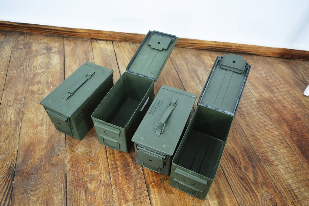 Boîte (4) - Acier, Boîtes de rangement - Boîtes de munitions militaires ...
