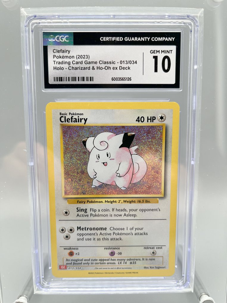 The Pokémon Company Graded card - Clefairy Holo - CGC 10 - auction ...