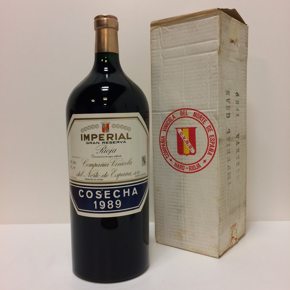1989 C.V.N.E. Imperial - Rioja Gran Reserva - 1 Imperial (6.0L) - auction online Catawiki